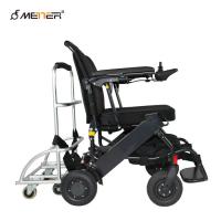 China Lithium Ion 300W Lightweight Foldable Electric Wheelchair for sale