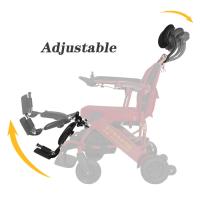 China Elderly Aluminum Alloy 30KM ISO13485 Light Electric Wheelchair for sale