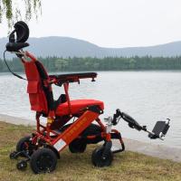 China Elderly Aluminum Alloy 30KM ISO13485 Light Electric Wheelchair for sale