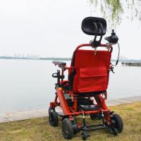 China Brushless CE 5h Lightweight Foldable Electric Wheelchair for sale
