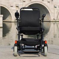 China Brushless Motor ISO13485 18 KG 30KM Aluminium Folding Wheelchair for sale