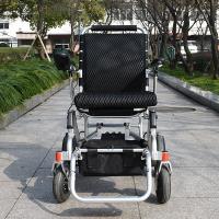 China Aluminum Handicapped Foldable Power Electric Wheelchair 6km/H for sale