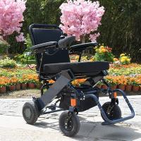 China Portable Folding Electric Wheelchair Lightweight  For Disabled for sale