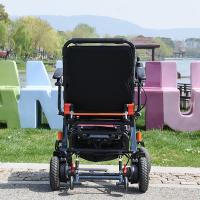 China Lithium Battery Alu Motorized Power Wheelchair Electric For Disabled for sale