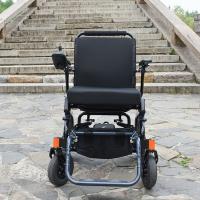 China Lightweight Electric Foldable Wheelchair With Lithium 100KG Load for sale