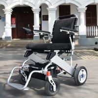 China Brushless Motor Foldable Electric Wheelchair 120KG Load Lightweight for sale