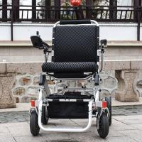 China Brushless Motor Foldable Electric Wheelchair 120KG Load Lightweight for sale