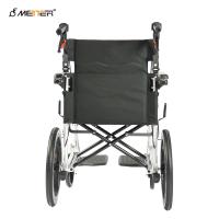 China Linkage Brake 125KG Aluminium Manual Foldable Wheelchair for sale
