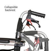 China Aluminium Travel ISO 13485 12.5KG Lightweight Manual Wheelchair for sale