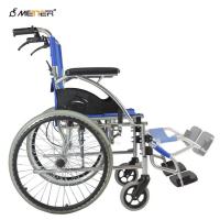 China Oxford Cushion Lightweight Foldable Manual Wheelchair for sale