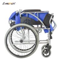 China ISO Disabled Folding Manual Wheelchair With 220.46lbs Load for sale