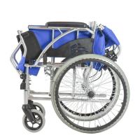 China Manual Foldable Portable Lightweight Transport Wheelchair for sale
