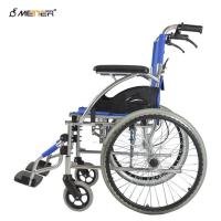 China Manual Foldable Aluminium Lightweight Transport Wheelchair for sale