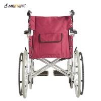 China 220.46lb Load Adults Foldable Lightweight Manual Wheelchair for sale