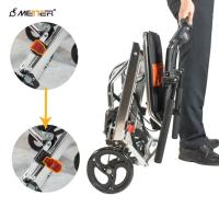 China Attendant Lightweight Manual Wheelchair With Foldable Backrest for sale