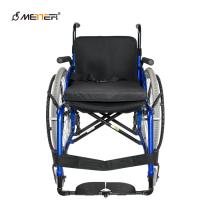 China Folding Aluminum ISO13485 Lightweight Sport Wheelchair for sale