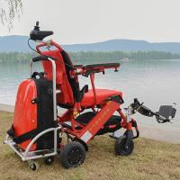 China Lightweight Foldable Lithium Battery Electric Wheelchair With Brushless Motor for sale