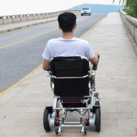 China Lithium Ion ISO13485 125KG Foldable Electric Wheelchair for sale