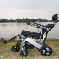 China 36km Multifunction Foldable Electric Wheelchair for sale