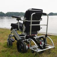 China Lithium Ion ISO13485 125KG Foldable Electric Wheelchair for sale