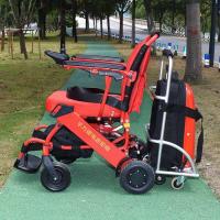 China Aluminum Alloy 6 Km/H 100KG Foldable Power Wheelchair for sale