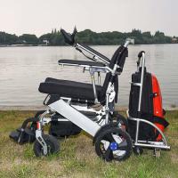 China Lithium Ion 36km ISO13485 Collapsible Electric Wheelchair for sale