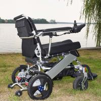 China Airport 36km Multifunction Foldable Electric Wheelchair for sale