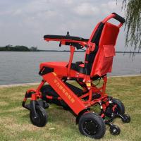 China Li-Ion Battery 100KG Classic Foldable Electric Wheelchair for sale