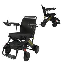 China 24V 8AH Aluminum Alloy Classic Foldable Electric Wheelchair With Four Color Optional for sale