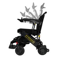 China Ultra Light 220.46lb Classic Foldable Electric Wheelchair With Lithium Battery for sale