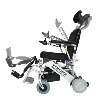 China Electromagnetic Brake Aluminum Alloy CE ISO Fold Up Wheelchair for sale