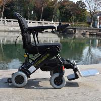 China Aluminum Alloy Mobility Folding Motorized Power Electric Wheelchair For Disabled for sale