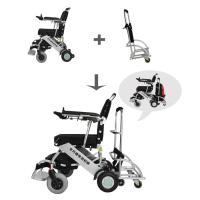 China Hot Sale Aluminium Light And Foldable Power Mobility Lithium Battery Electric Wheelchair for sale