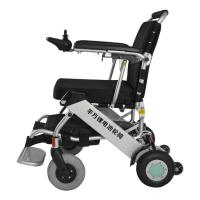 China Lithium Battery 18KG Classic Foldable Electric Wheelchair For Elderly for sale