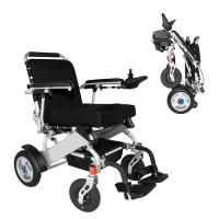 China Lithium 36km Multifunction Foldable Electric Wheelchair for sale
