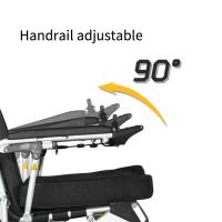 China Lithium 36km Multifunction Foldable Electric Wheelchair for sale