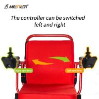 China Battery Powered 39.68Lb Folding Lightweight Wheelchair for sale