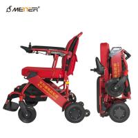China Battery Powered 39.68Lb Folding Lightweight Wheelchair for sale