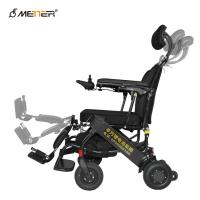 China Brushless Motor 6km/H Classic Foldable Electric Wheelchair for sale