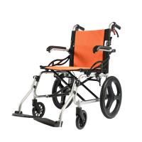 China Aluminium Travel ISO 13485 12.5KG Lightweight Manual Wheelchair for sale