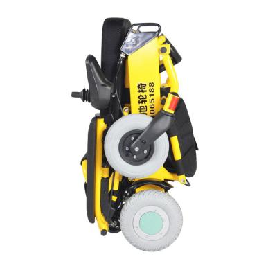 China ISO13485 6 km/H Lightweight Foldable Electric Wheelchair for sale