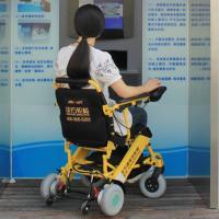 China ISO13485 6 km/H Lightweight Foldable Electric Wheelchair for sale
