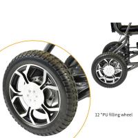China Brushless 12AH ISO13485 Collapsible Electric Wheelchair for sale