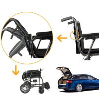 China 12AH CE 12'' Motors Collapsible Electric Wheelchair for sale