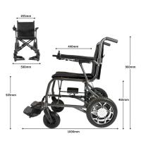 China Lithium Battery 12AH Compact Motorized Wheelchair for sale
