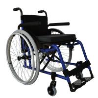China Nylon Upholstery Aerospace Aluminum Sport Wheelchair for sale