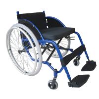 China Nylon Upholstery Aerospace Aluminum Sport Wheelchair for sale