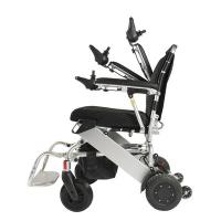 China Folding Aluminum Alloy Lightweight Motorized Wheelchair for sale