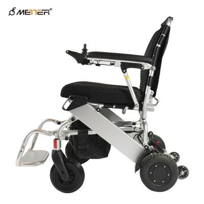 China Compact Motorized 150W*2 Foldable Power Wheelchair for sale