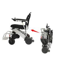 China Compact Motorized 150W*2 Foldable Power Wheelchair for sale
